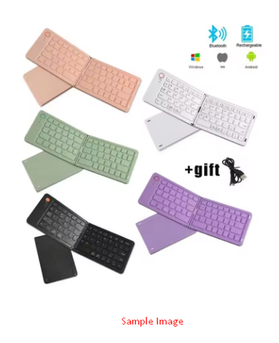 Purple Folding Bluetooth Keyboard Portable Russian + EN | eBay Australia