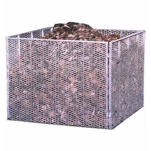 Garten Metall-Komposter Streckmetall 80 X 80 X 70 cm Brista verzinkt | eBay
