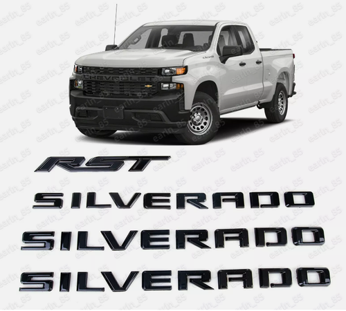2019-2025 Chevrolet Silverado RST Emblem Badge Nameplate1500 2500 3500 ...
