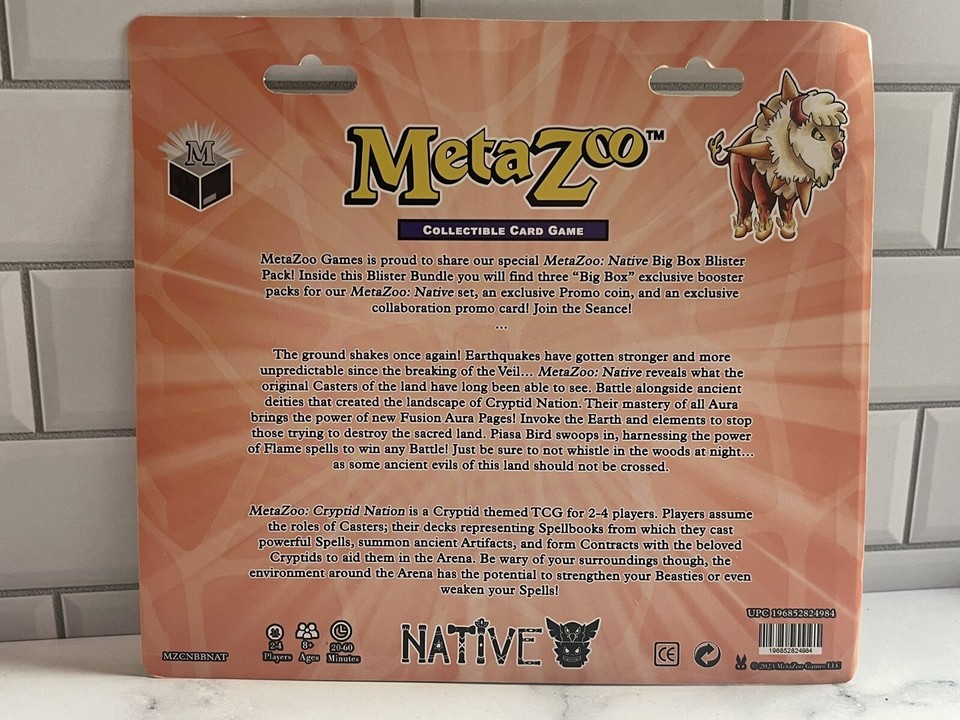 Metazoo Native Big Box 3 Pack Blister - Red Coin | eBay