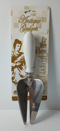 Pie Slice Serve Stainless Steel Porcelain NOS Rare RPI Group Antique ...