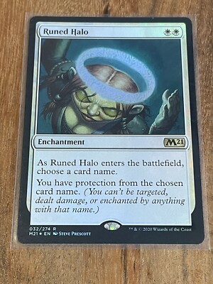 Runed Halo Foil (032) Core Set 2021 M21 MTG Magic - UNPLAYED | eBay