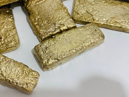 2200 Grams Scrap Gold Bar For Gold Recovery Melted Different Computer ...