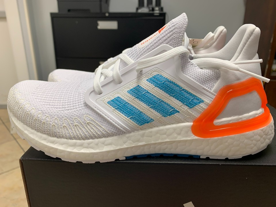 [EG0768] Mens Adidas ULTRABOOST 20 Primeblue - Discoloring | eBay