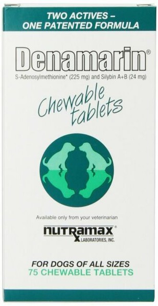Nutramax Denamarin 225 mg Chewable Tablets - Pack of 75 for sale online ...