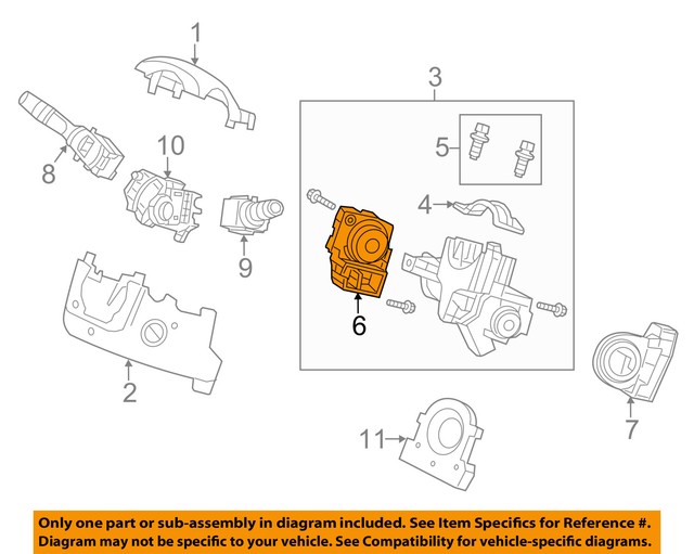 Genuine OEM Ignition Switch for Honda 35130TR0A01 for sale online | eBay