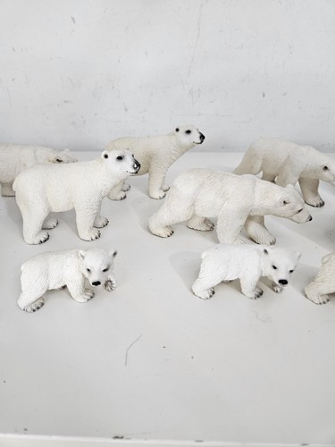 Schleich Polar Bear Bundle x 12 (9 Adults, 3 Cubs) | eBay