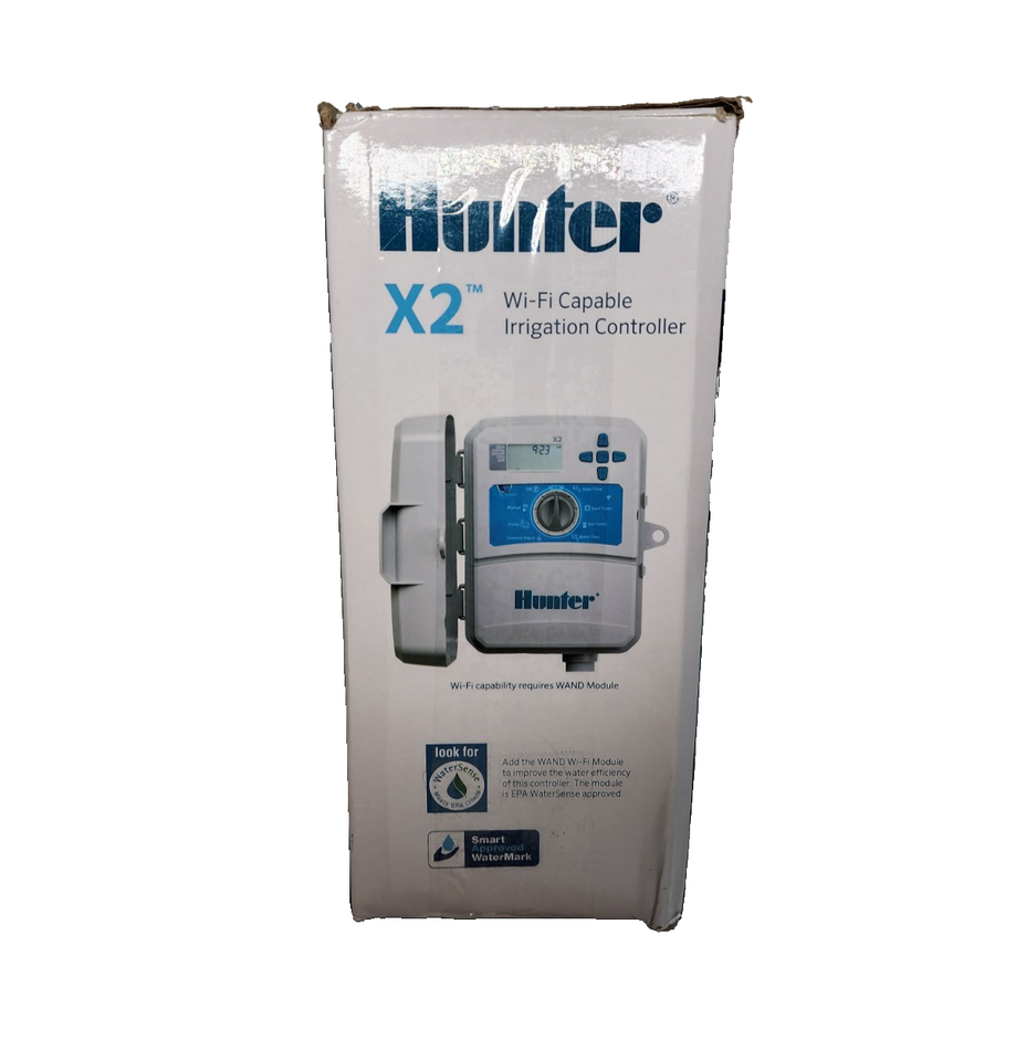 NEW Hunter X2-800 8 Zone Sprinkler Controller Irrigation Timer w/ Wand ...