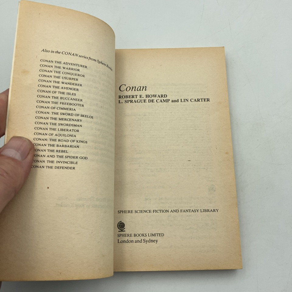 Conan Books Bundle X 2 Robert E. Howard, L. Sprague de Camp Lin Carter ...