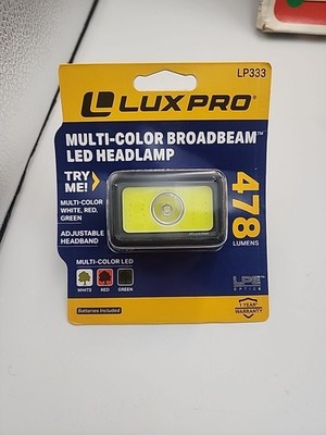 Lux Pro LP333 Headlamp light 478 Lumens Bright Multi Color LED | eBay