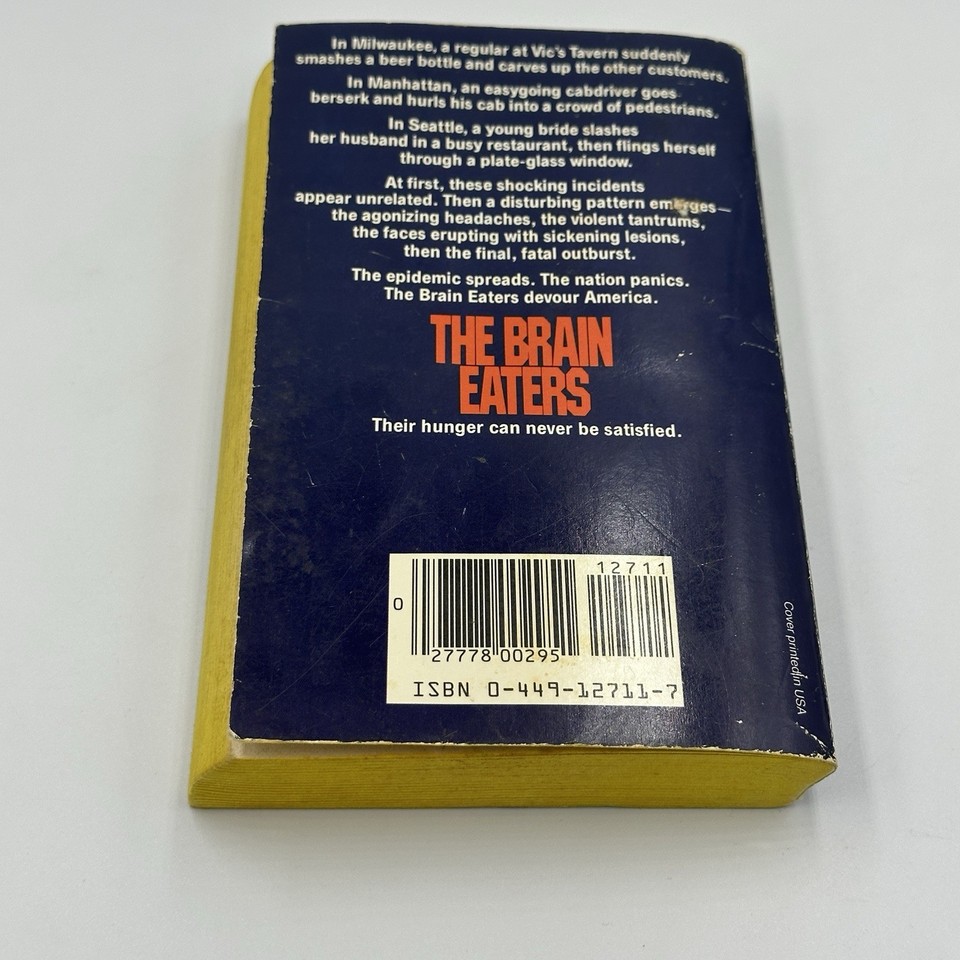 Gary Brandner THE BRAIN EATERS 1985 Ballantine Fawcett Crest Horror ...