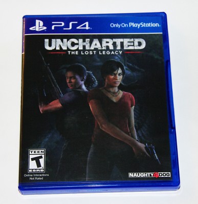 Replacement Case (NO GAME) Uncharted The Lost Legacy PlayStation 4 PS4 ...