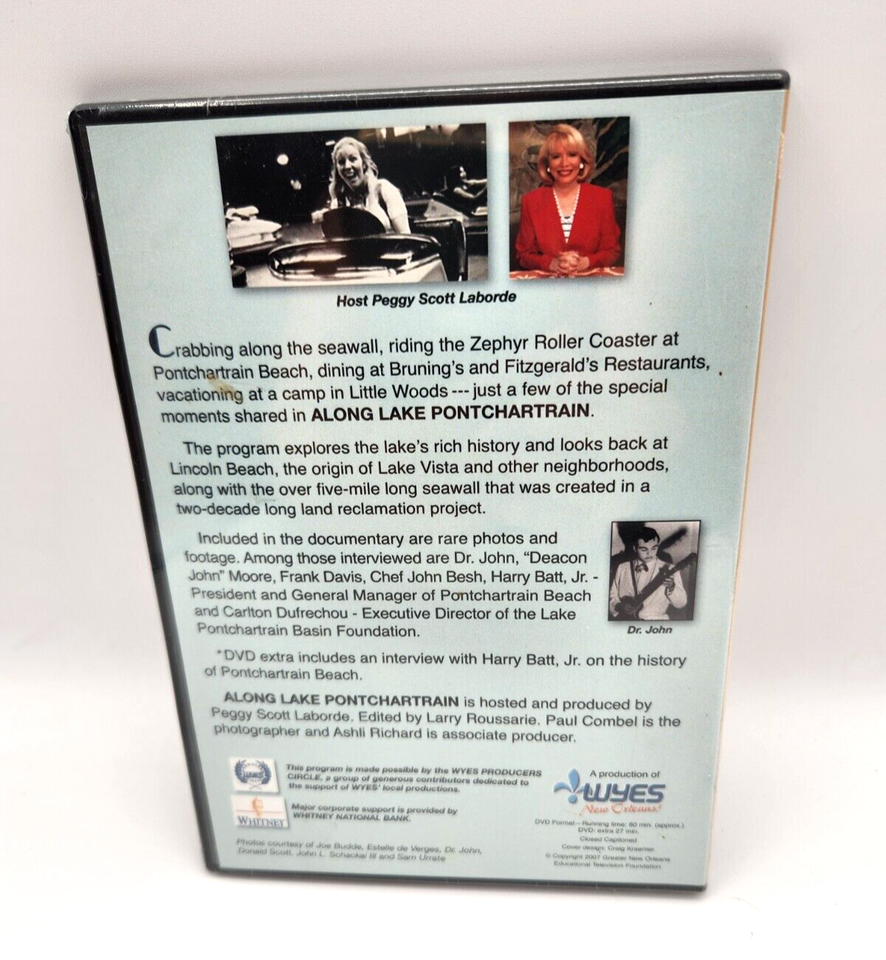 Along Lake Pontchartrain WYES TV DVD New Orleans New Sealed 2007 | eBay