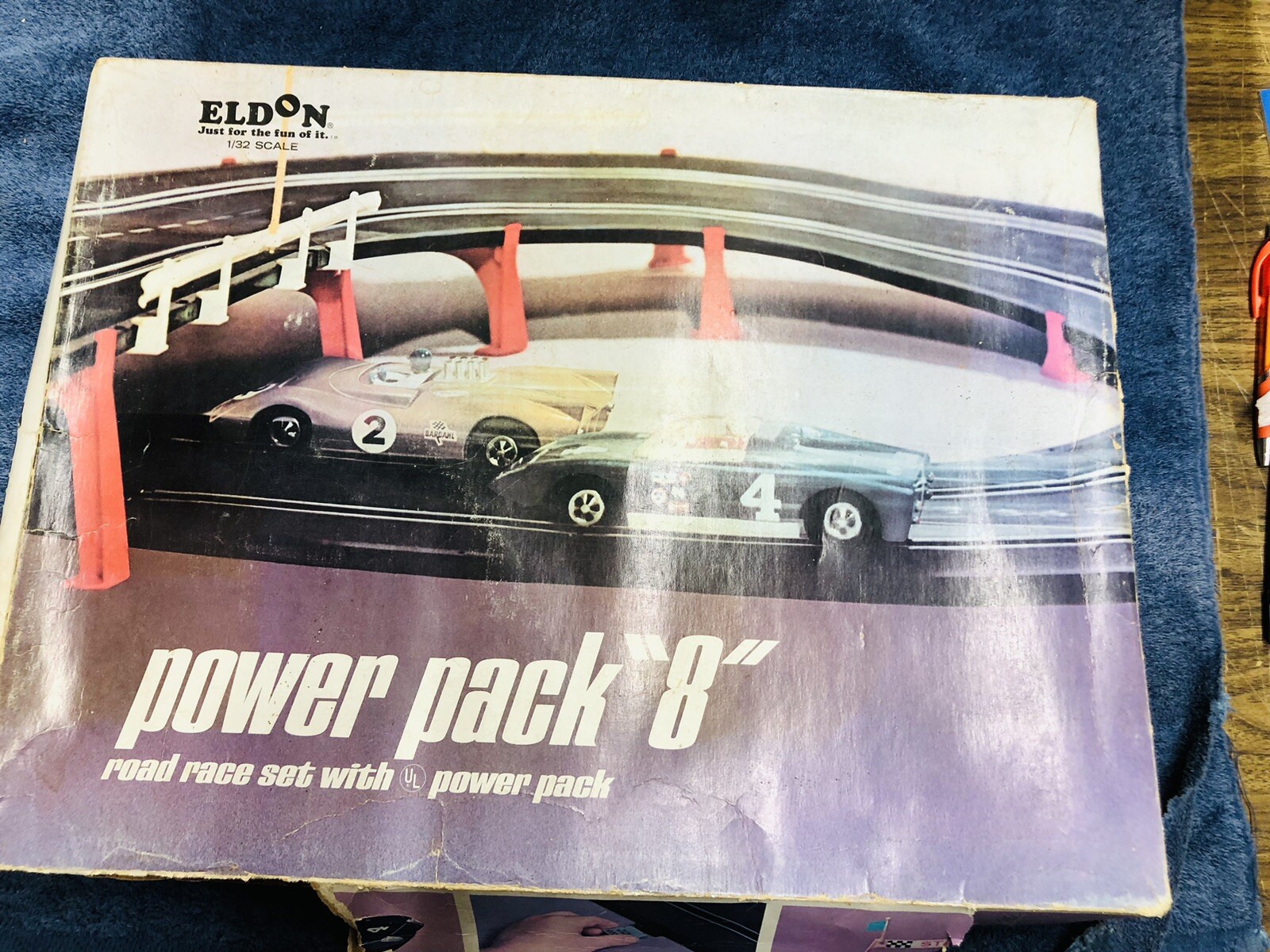 Rare Vintage Eldon Power Pack “8” Road Race slot car Set. | eBay