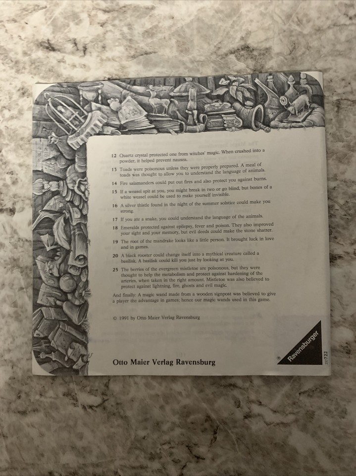 Vintage Ravensburger Master Labyrinth Maze Board Game 1991 Instruction ...