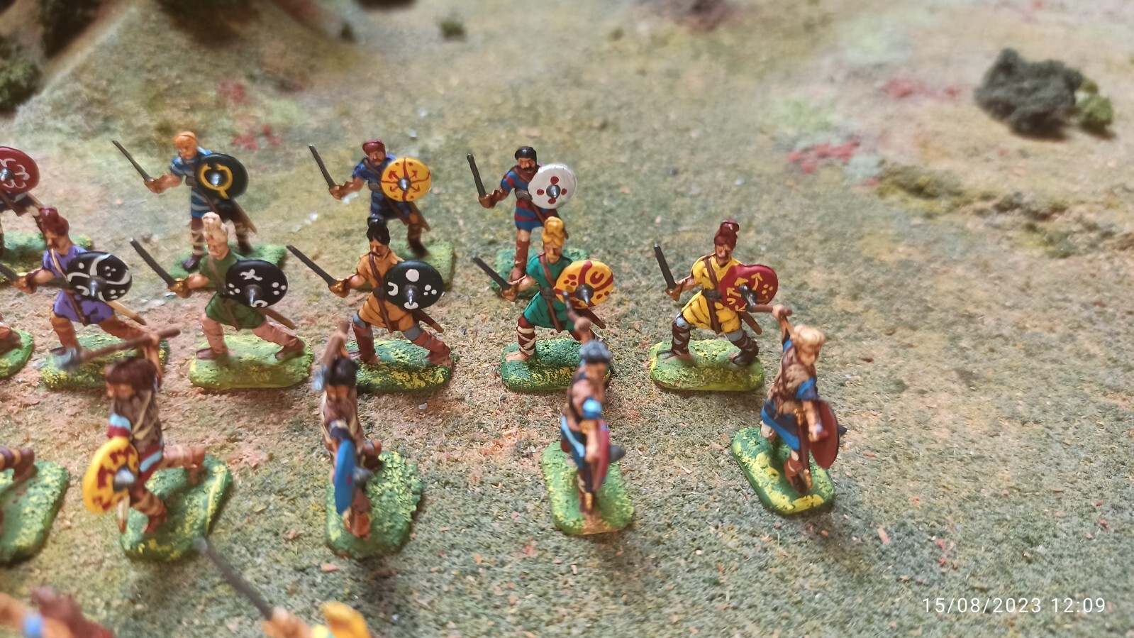 1/72 Ancient Roman Enemies - Franks Infantry - HaT / pro painted | eBay