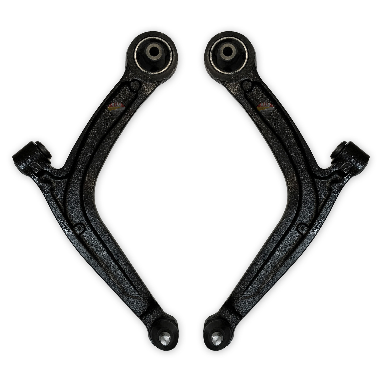 FOR FIAT 500 2008>2015, NEW PAIR OF FRONT LOWER SUSPENSION WISHBONE ...