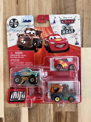 Disney Pixar Cars Mini Racers On The Road IVY Road Trip McQueen Mater ...