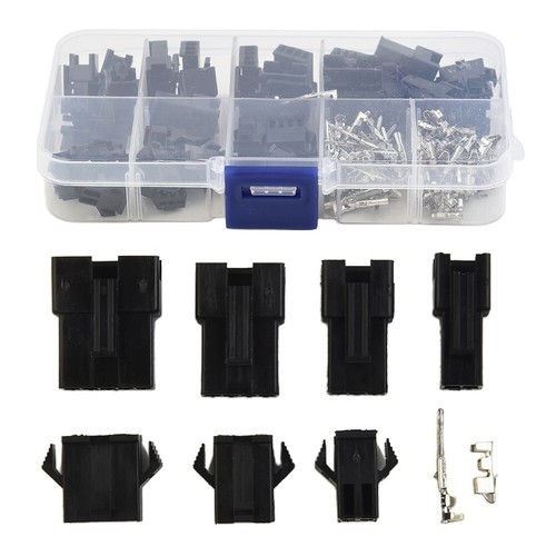 200pcs 2/3/4/5 Pin Male/Female Jumper Header Socket Wire Connector Kit ...