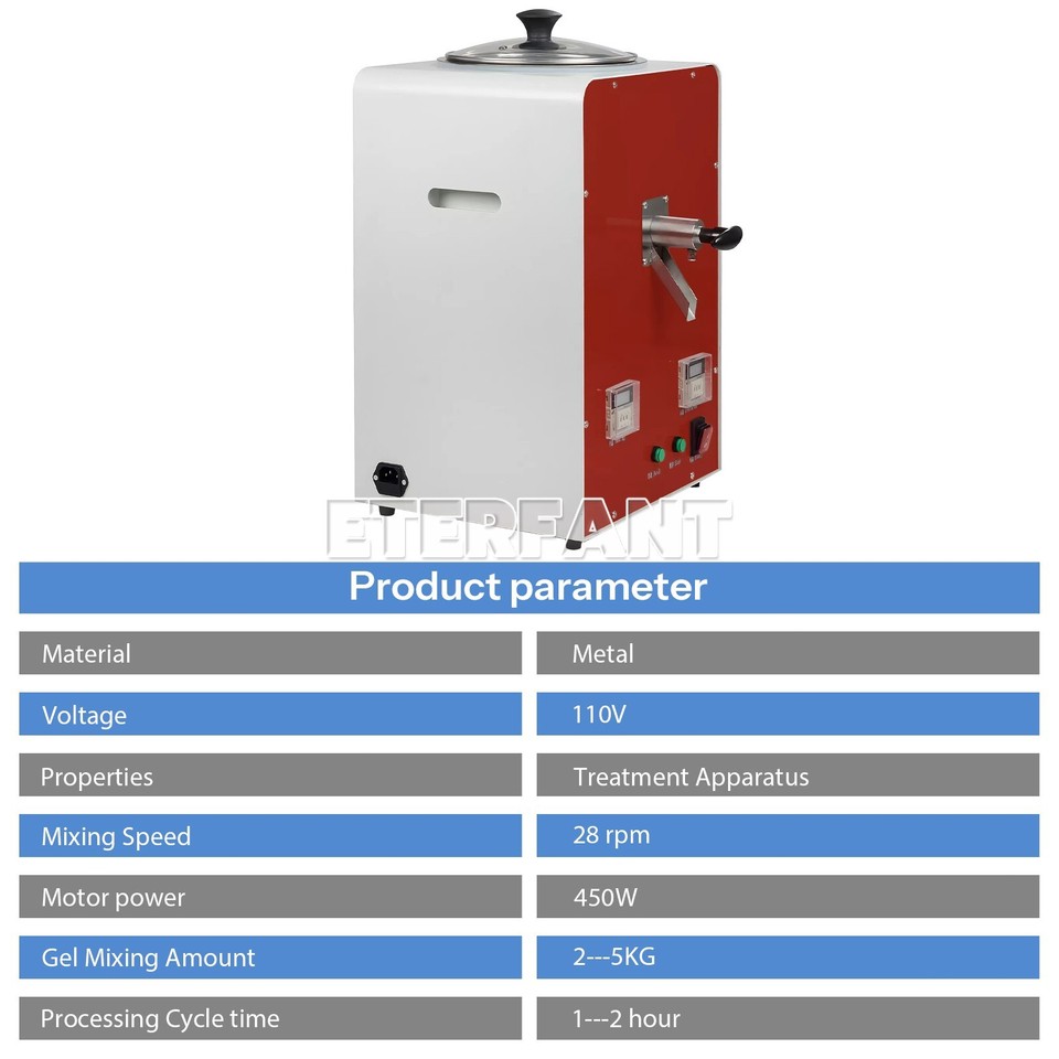 Dental Lab Equipment Agar Duplicating Mixer Hydrocolloid Mixing Heating ...