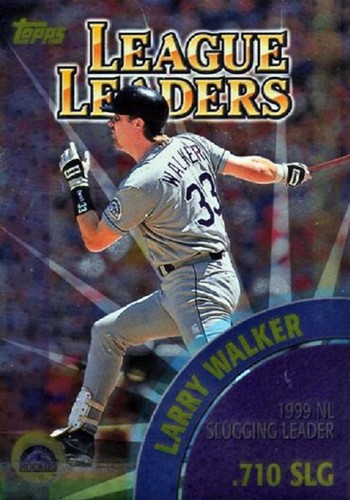 2000 Topps 467 Larry Walker Manny Ramirez Colorado Rockies Cleveland ...