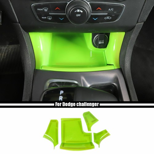 4pcs Inner Center Gear Shift Storage Box Cover Trim for Dodge Charger ...