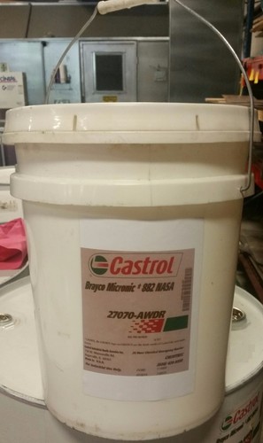 5 GALLONS MIL83282 FIRE RESISTANT HYDRAULIC OIL CASTROL BRAYCO MICRONIC ...