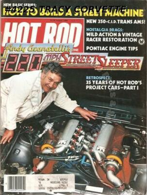 August 1984 Hot Rod Andy Granatelli Z28 220 mph Street Car Mecham ...