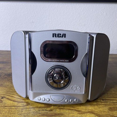 RCA RP3765A CD Player Dual Alarm Digital Clock Radio Tested | eBay