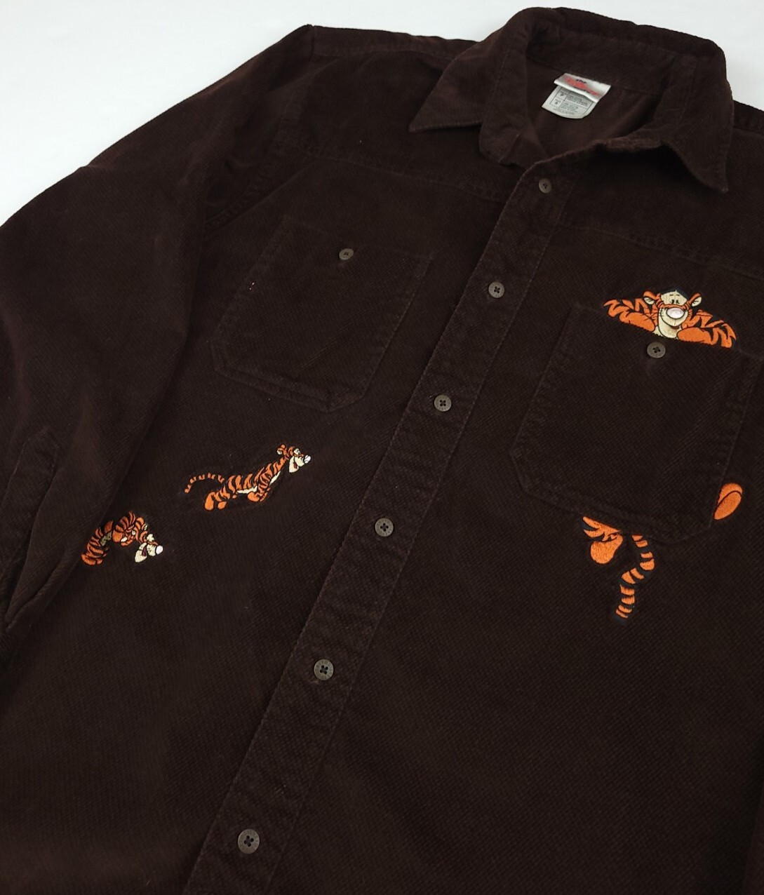 Vintage 90s Disney Tigger Winnie Pooh Brown Corduroy … - Gem