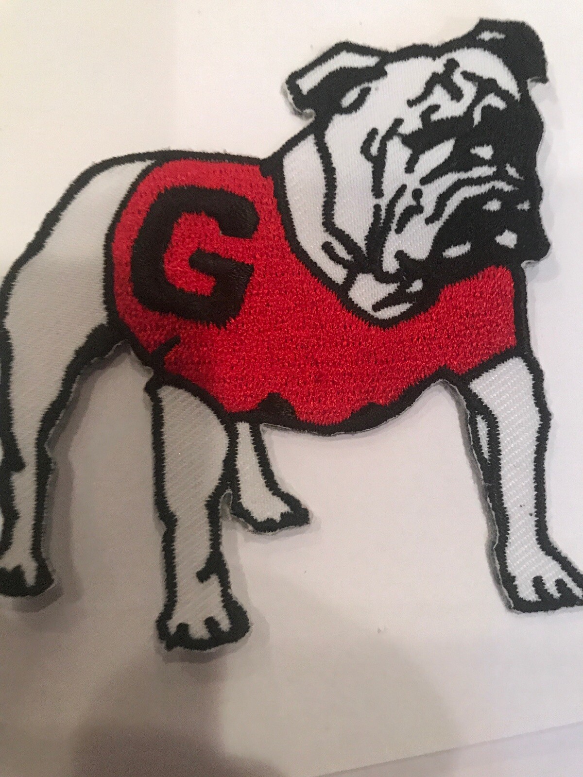 UGA Georgia Bulldogs Vintage Embroidered Iron On Patch (RARE) 3” X 2.5 ...