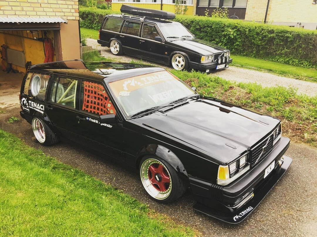 Fender Volvo 740 240 Wagon Wide Body Kit Fender Flares 3.5" 90mm 4pcs ...