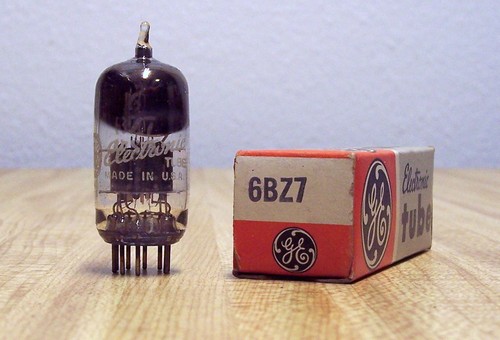 G.E. General Electric 6BZ7 High Frequency Twin TriodeTube NOS Quantity ...