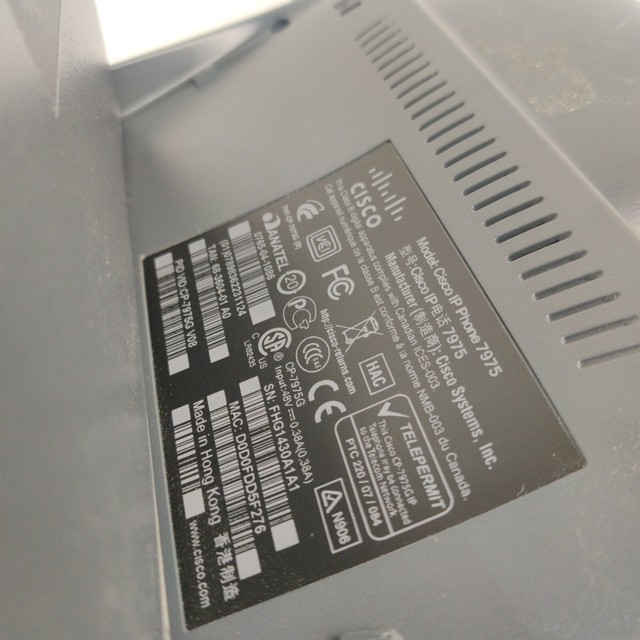 Cisco 7975 IP Phone Assembly D524459 for sale online | eBay