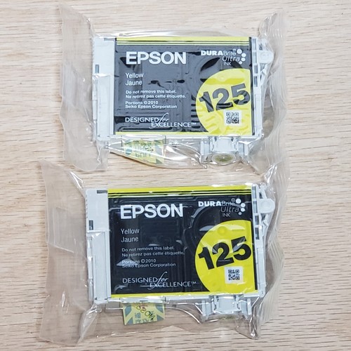 DURABrite Ultra Epson 125 Ink Cartridges Yellow Genuine New Open Box ...