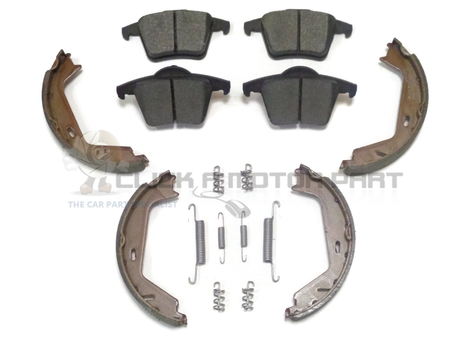 VOLVO XC 90 XC90 REAR BRAKE PADS SET & HANDBRAKE SHOES SET & FITTING ...