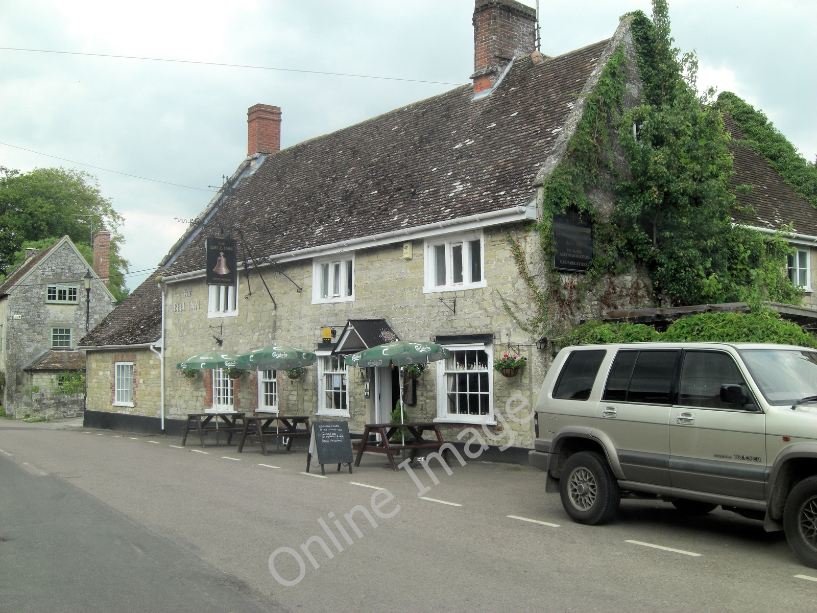 Photo 6x4 The Bell Inn, Wylye A building constructed in the late 17th C ...