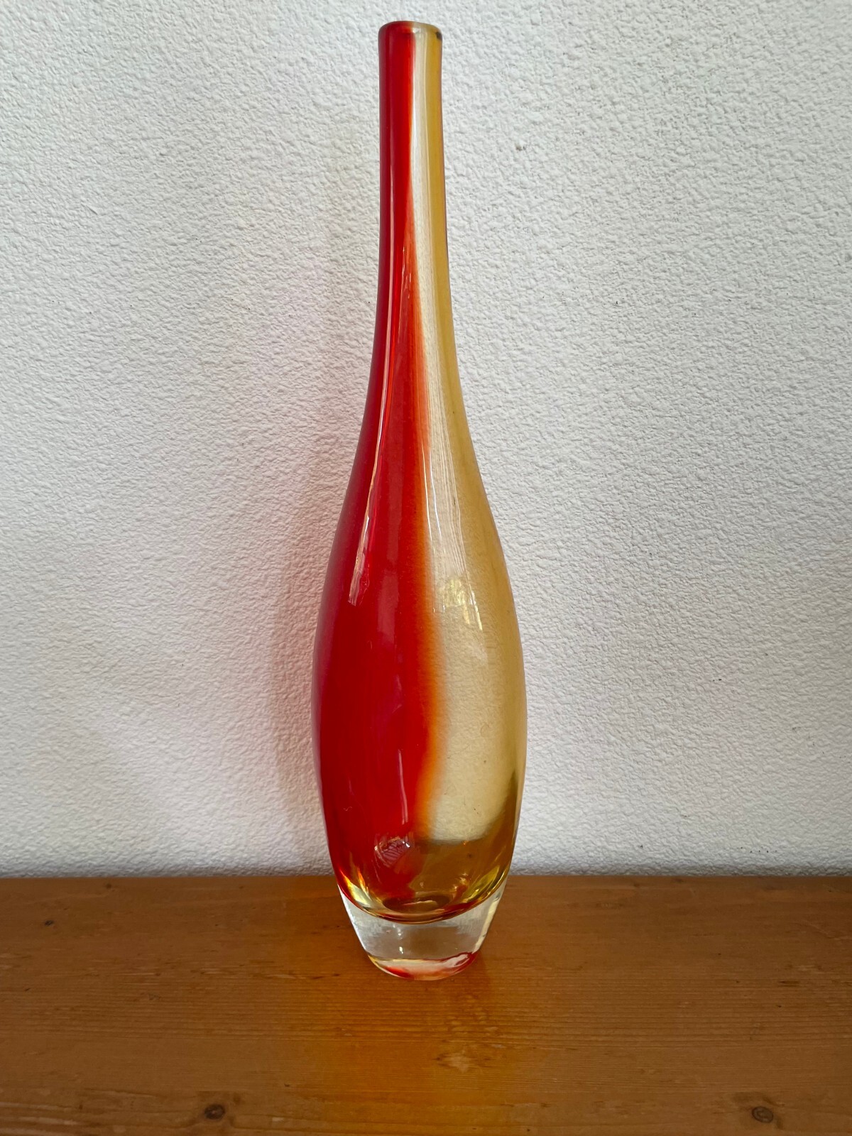 RARE FLORIS MEYDAM LEERDAM ART GLASS BOTTLE VASE 1950 DUTCH | eBay