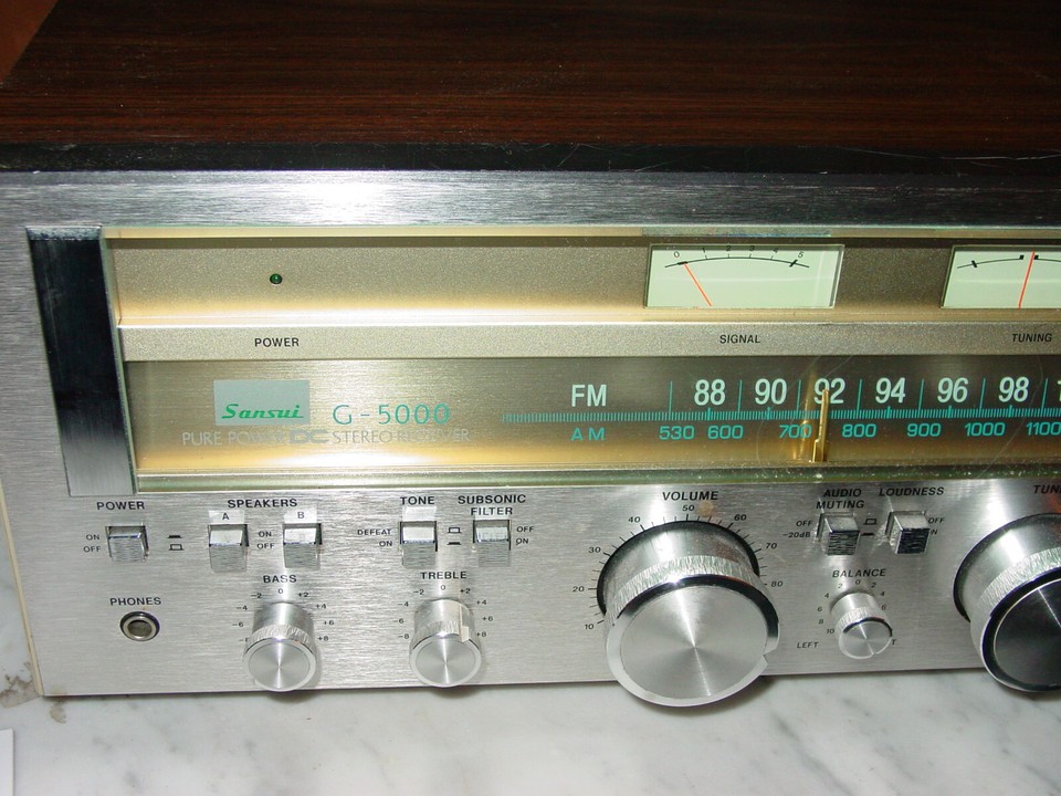 Sansui G-5000 Pure Power DC Stereo Receiver, Vintage, G5000, | eBay