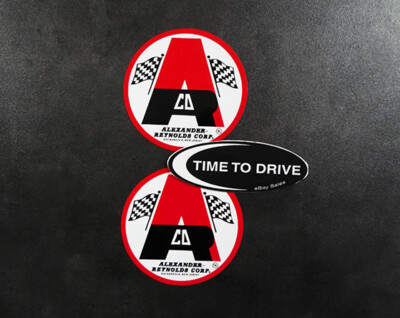 2x ARCO decals Alexander Reynolds Corp. stickers Mini Bike graphics ...