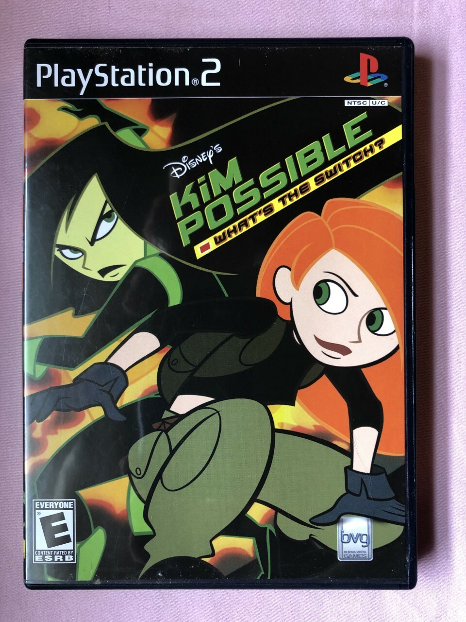 RARE Playstation 2 PS2 Disney's Kim Possible: What's the Switch w ...