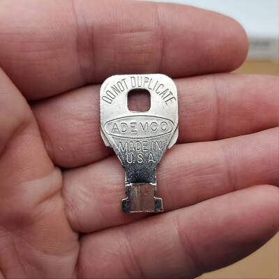 Ademco Keyswitch Key 507-225 Formed Key High Security USA Made NOS | eBay