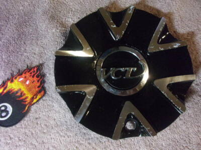 x1 VCT Bossini Black Machined Wheel Center Cap Part #KT213-20/22 85 AL ...