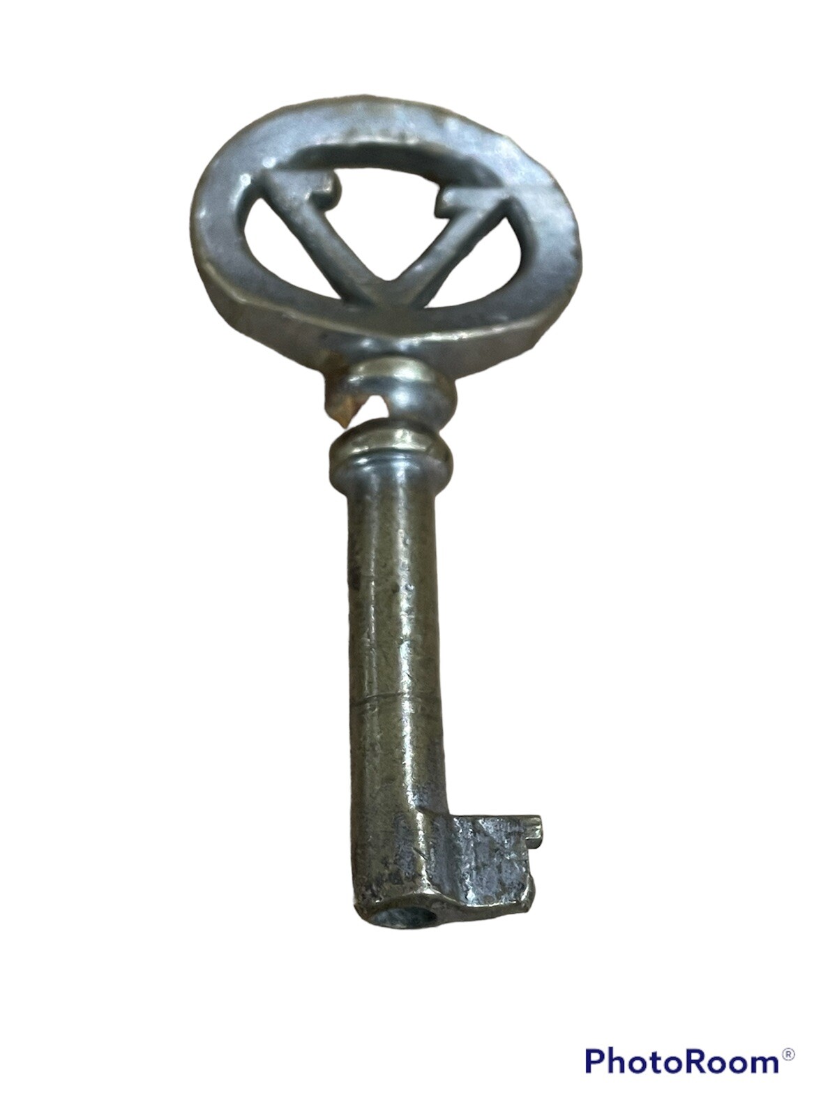 Vintage Brass Skeleton V-Key Victor VICTROLA Phonograph Cabinet KEY ...