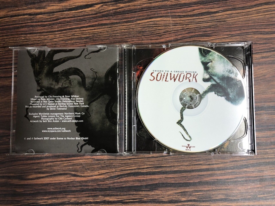 Soilwork - Sworn to a Great Divide (CD + DVD, 2007 Nuclear Blast) USED ...