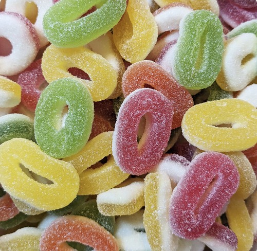 Sour Mix Jelly Rings 10 LBs Candy Gummy Candies FREE SHIP 48 STATES ...