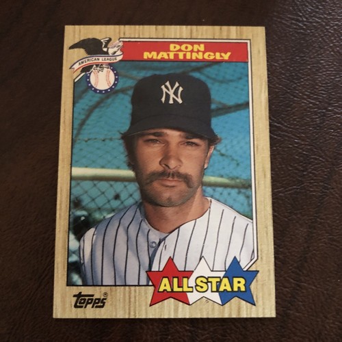 1987 TOPPS DON MATTINGLY #606 NEW YORK YANKEES BASEBALL CARD (ERROR) | eBay