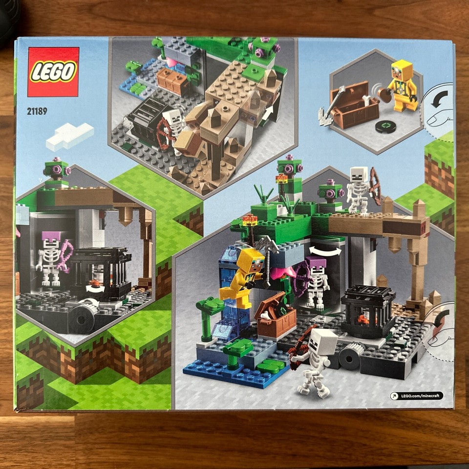 LEGO Minecraft: The Skeleton Dungeon (21189) - New In Box Sealed ...