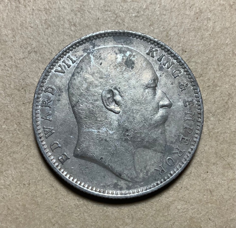 1905 British India 1 rupee - silver coin - High grade | eBay