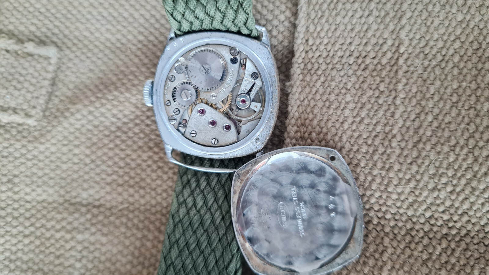 Vintage Rolex Rolco Military 1920, run well. Incompleto lancetta ...